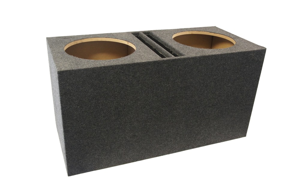 Car Audio Dual 15" SPL Bass Subwoofer Labyrinth Vent Sub Box Stereo ...