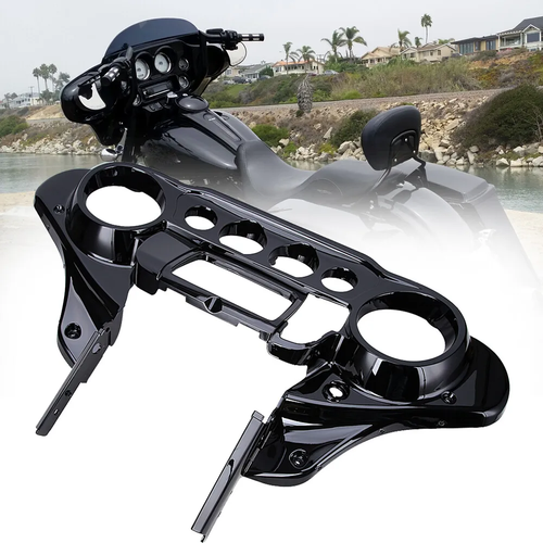 Vivid Black Batwing Inner Fairing For Harley Touring Electra Street ...