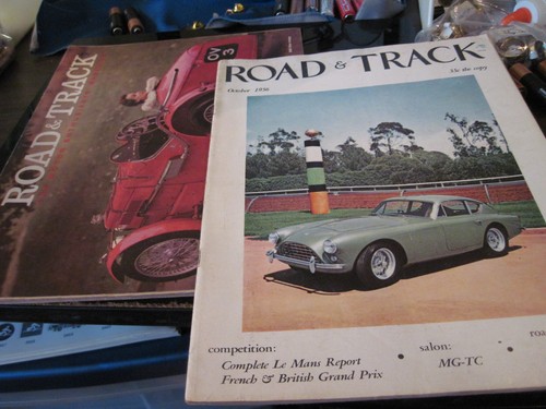 Road & Track 2 issues magazines Oct 1956 & Jan 1958 | eBay