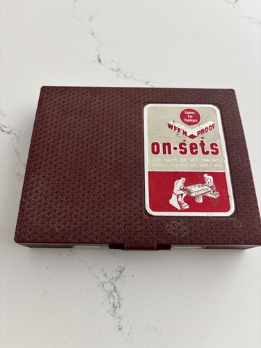 Vintage On Sets Game 1969 Wffn Proof by Layman Allen, Peter Kugel ...