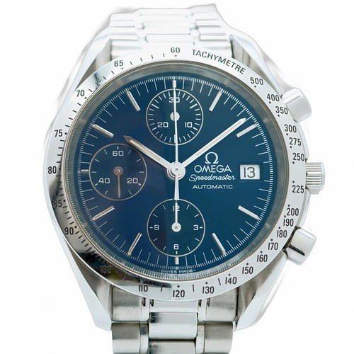 Omega Speedmaster Blue Dial Men Wristwatch | eBay