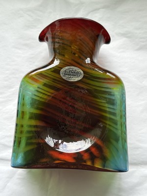 Blenko Dart Frog Mini 384 Water Bottle Signed John Blenko | eBay