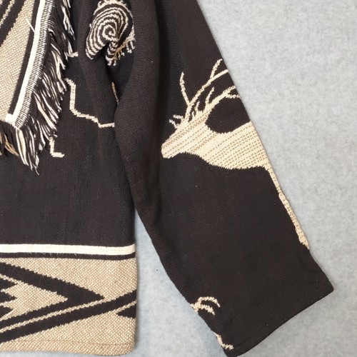 Western One Size Aztec Cowboy Women's All Cotton Jacket Raw Hem 2 ...