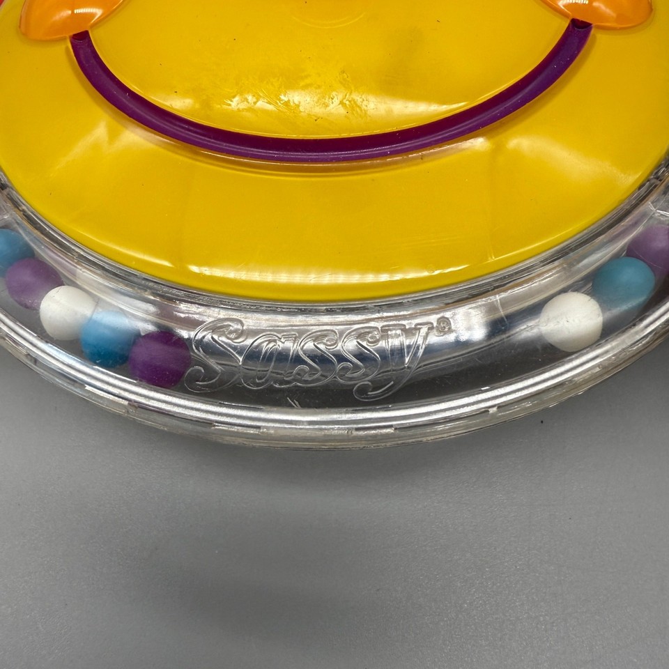 Sassy Smiley Face Mirror Rattle Used Baby Toy | eBay