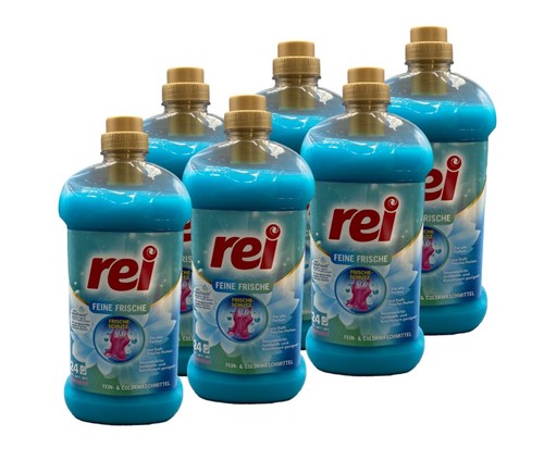6 x 1,08L rei Feine Frische flüssig Fein und Colorwaschmittel ...