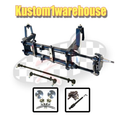 4 inch narrowed VW link king pin front end beam w/drop disc brakes wide ...
