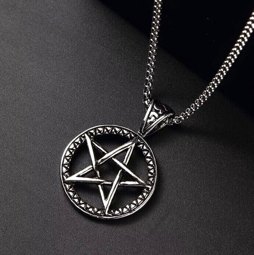 Magic Pentagram Necklace of Protection Pendant Amulet Medallion Pagan ...