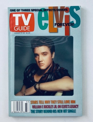 TV Guide Magazine August 17 2002 Elvis Presley Cablevision of Northern ...