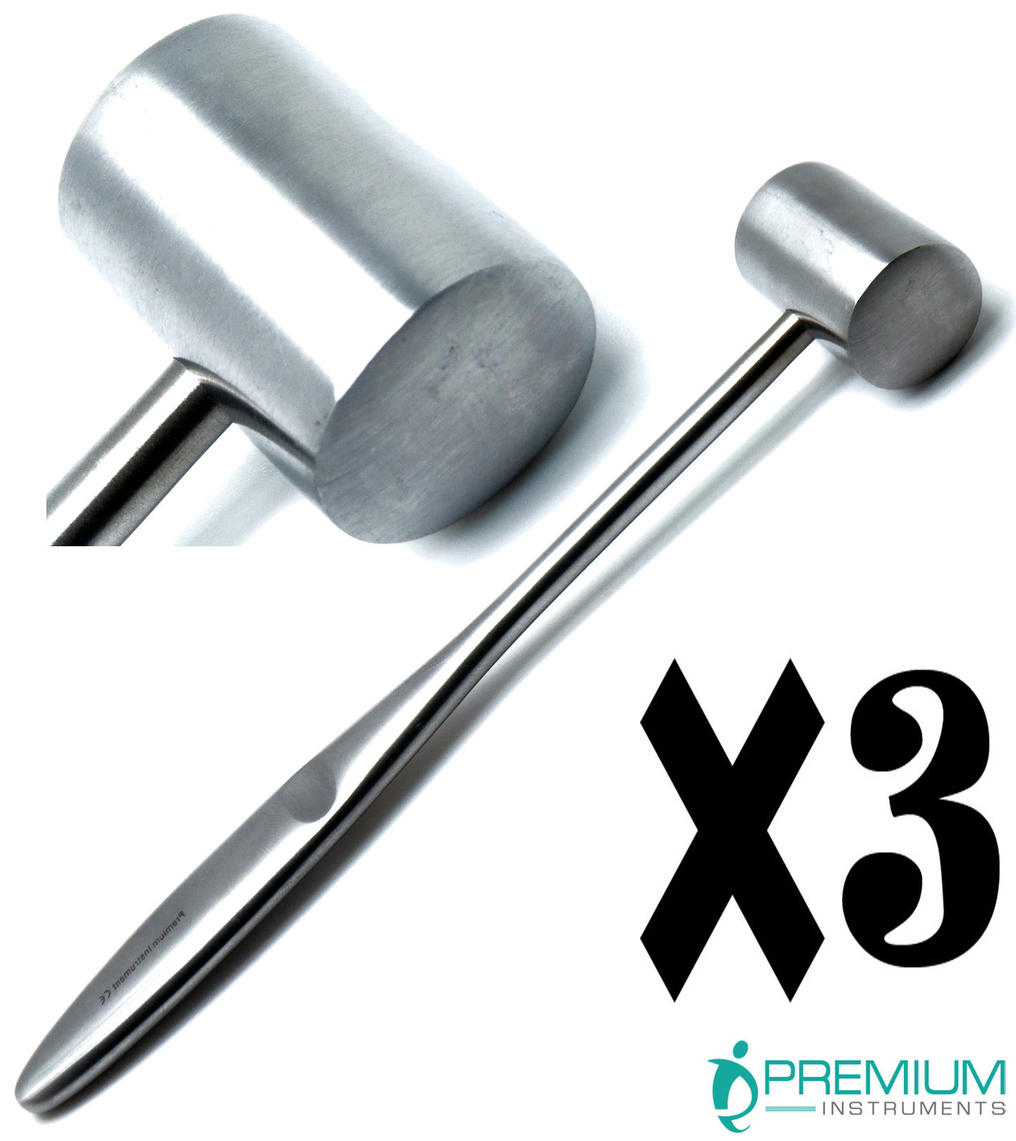 3× Premium Mead Mallet Lift Hammer Dental Surgical Orthodontic ...