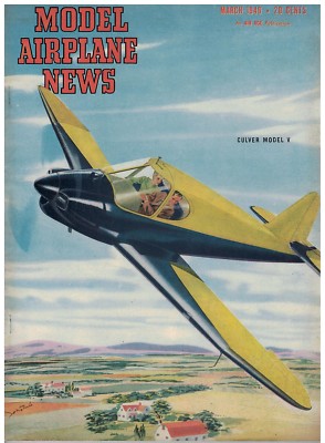March 1946 issue of Model Airplane News Culver Model V | eBay
