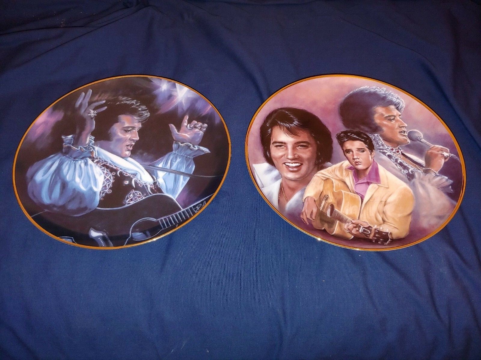 ELVIS PRESLEY "ELVIS REMEMBERED" COLLECTIBLE PLATES AND MATCHING MUGS ...
