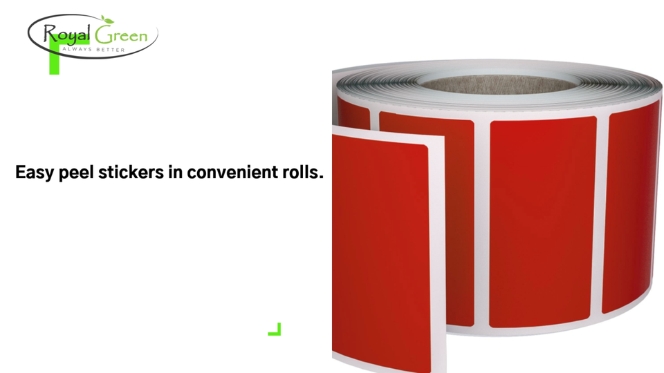 Color-Coding Roll 40MM x 19MM (1.5x 0.75) Silver All-Purpose Sticker ...