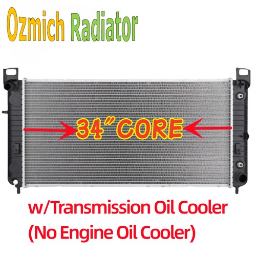 34'' Radiator Fit Chevy Silverado 1500 GMC Yukon Cadillac Escalade 4.8 ...