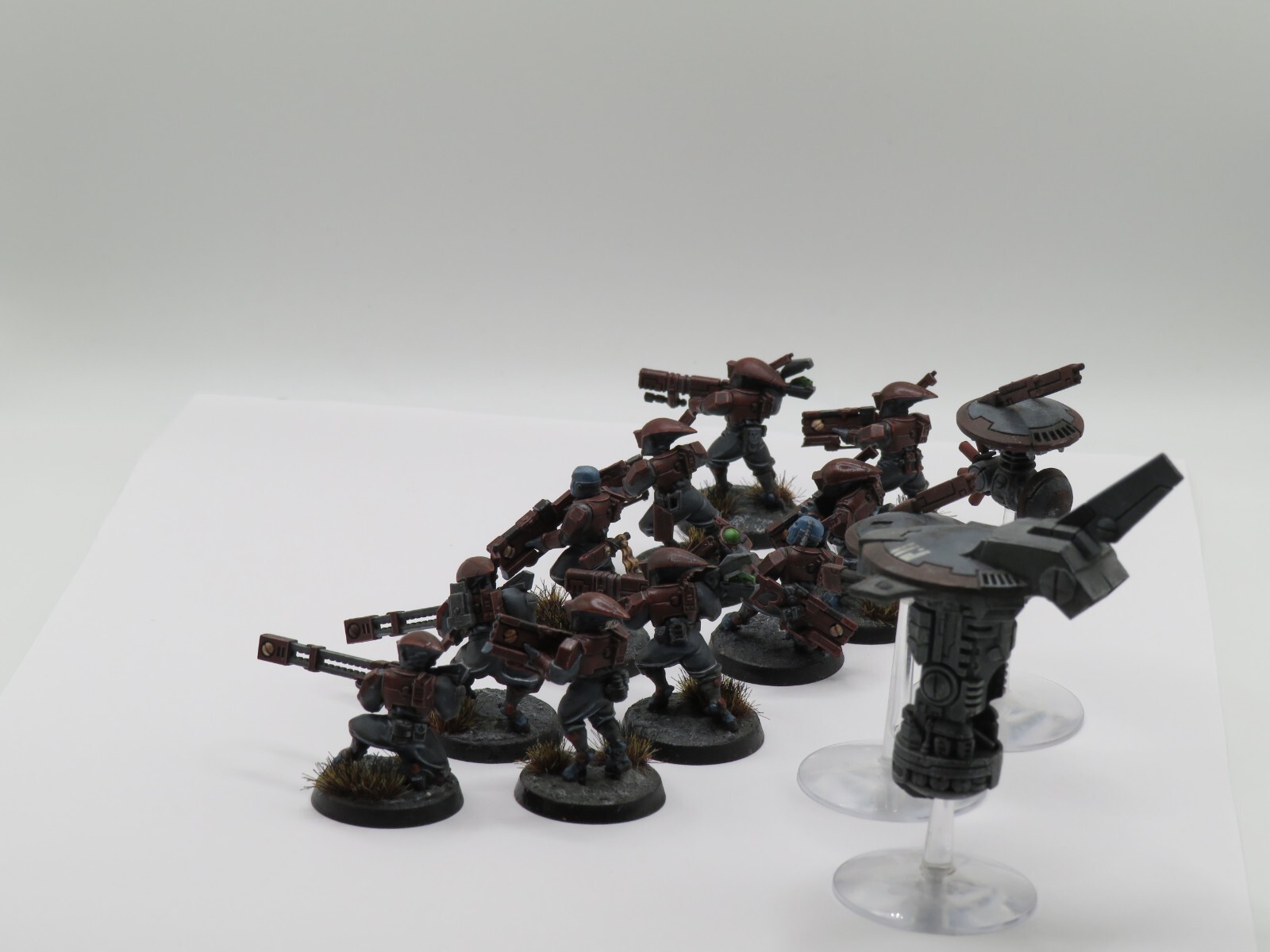 Warhammer 40k - Tau Empire - Pathfinders painted - Farsight Enclaves | eBay