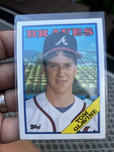 Tom Glavine 1988 Topps #779 MLB ROOKIE CARD Atlanta Braves HOF SP | eBay