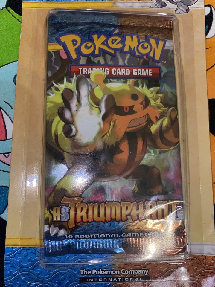 Pokemon HS TRIUMPHANT Booster Blister Pack 2010 Electivire Art Brand ...