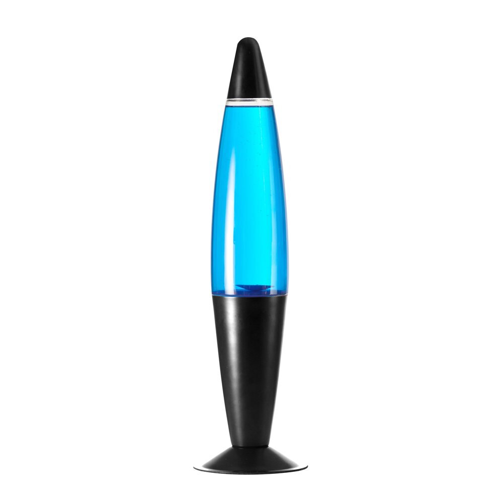16" Galaxy Lava Motion Volcano Lamp, Purple Wax in Blue Liquid, Black ...