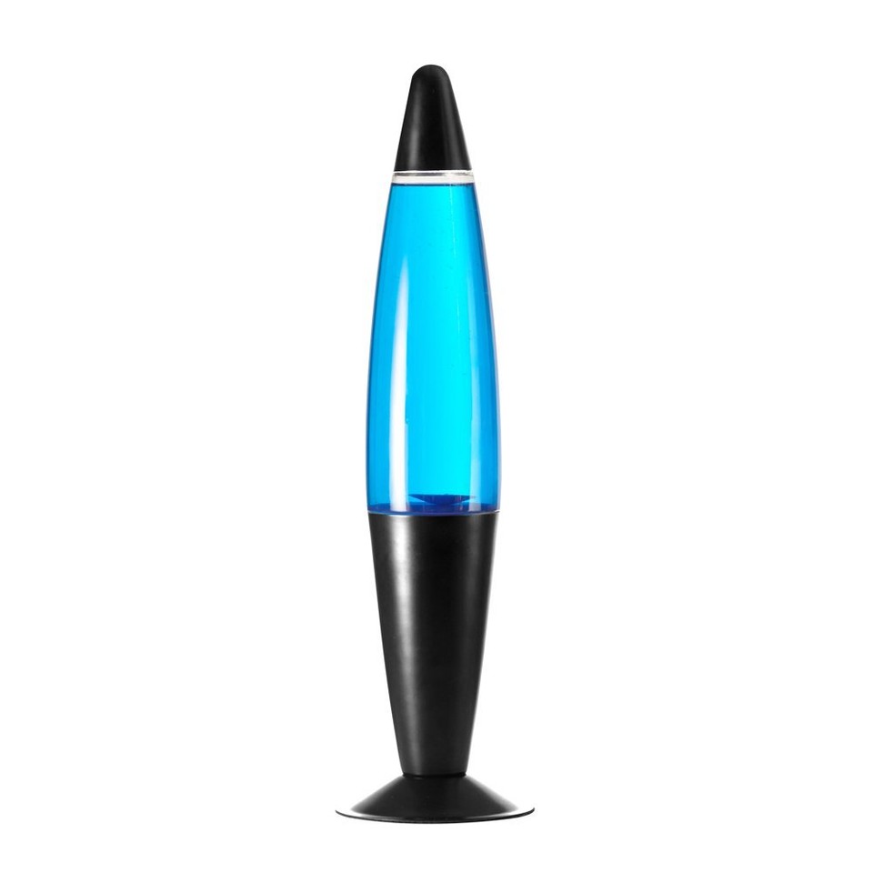 16" Galaxy Lava Motion Volcano Lamp, Purple Wax in Blue Liquid, Black ...