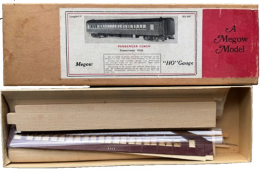 HO SCALE MEGOW KIT Q27 PRR PENNSYLVANIA COACH PASSENGER CAR #4363 | eBay