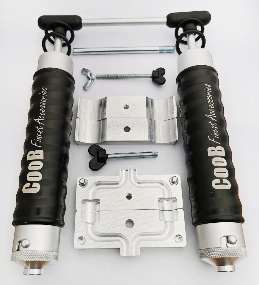 2x 4 oz Aluminium Dual Injector Soft Plastic Fishing Lure Lures Mold ...