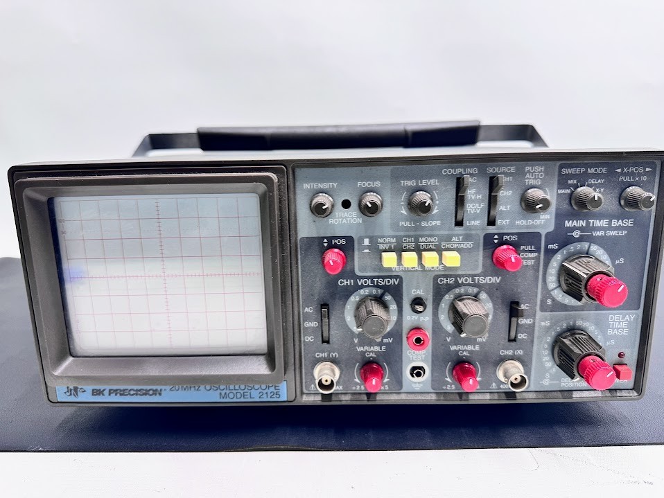 B&K Precision Model 2125 20 Hz to 20 MHz Dual Trace Oscilloscope BK | eBay