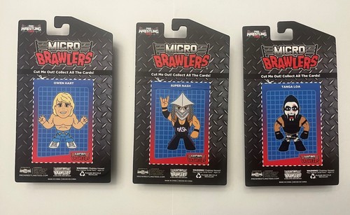 Micro Brawlers Lot Of 10 (1 Chase) Bully Ray, Hurricane, Lex Luger ...