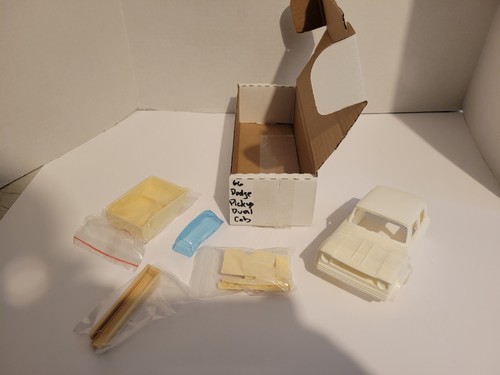 Vintage 66 Dodge Pickup Dual Cab Model Car Resin Body Kit | eBay
