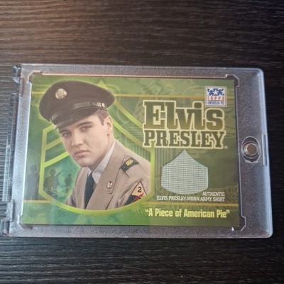 ELVIS PRESLEY 2002 TOPPS AMERICAN PIE ARMY WORN RELIC CARD #PAP-EP | eBay