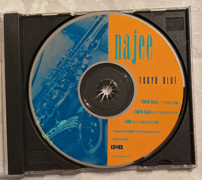 Promo Jazz/Soul/R&B CD Single NAJEE - Tokyo Blue b/w ina EMI PROMO 1990 ...