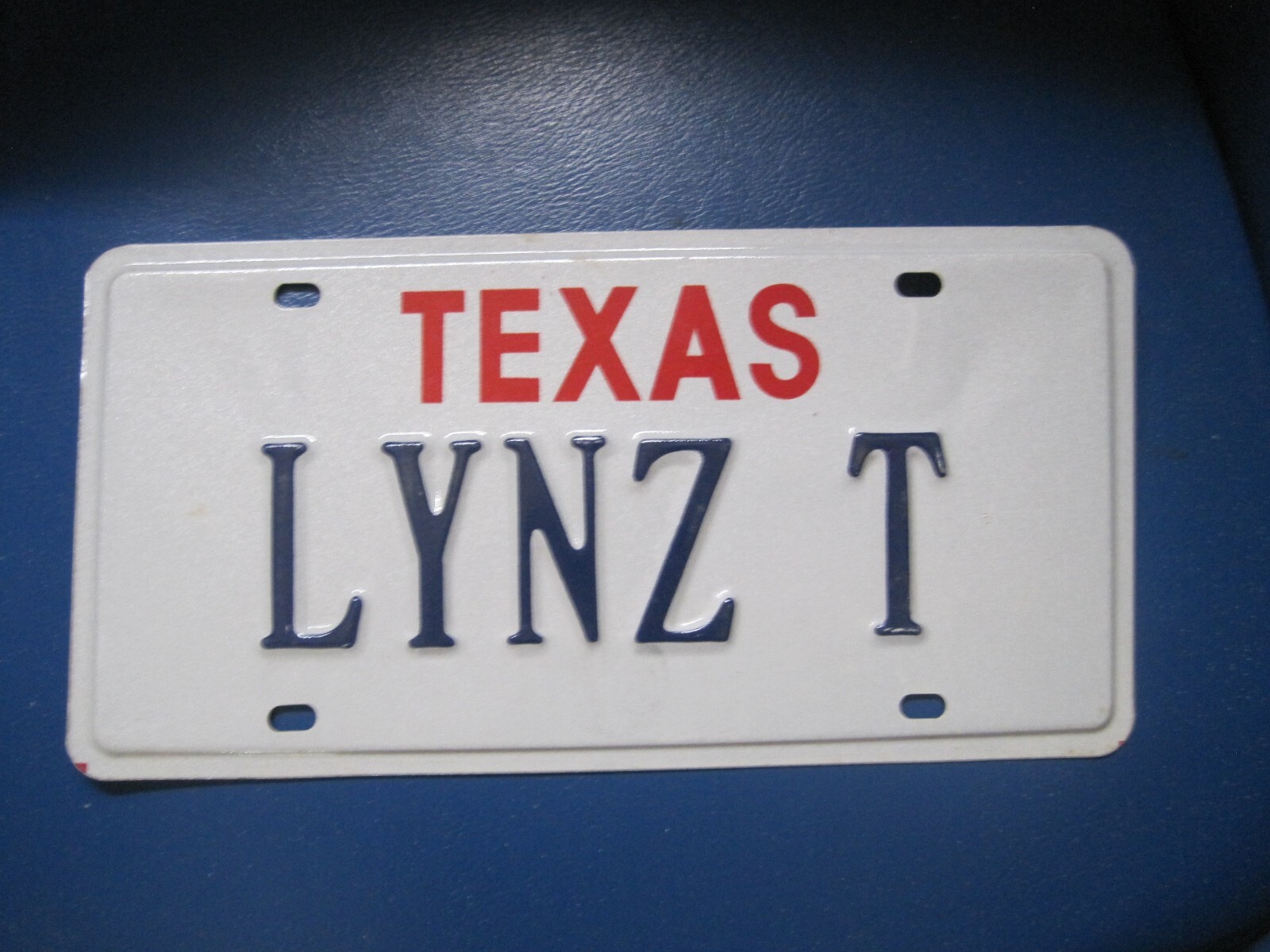 Vintage Texas Vanity License Plate LYNZ T | eBay
