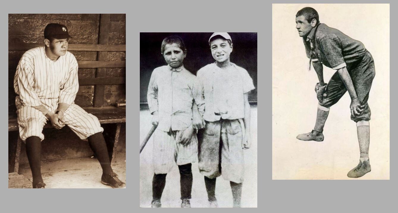 1902 1913 1920 Babe Ruth Childhood 3 PHOTO Lot Red Sox New York Yankees ...