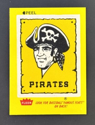 1986 Fleer Pittsburgh Pirates Sticker Card #3 Ty Cobb Back | eBay