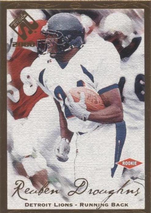 2000 Pacific Private Stock - Rookie Reuben Droughns #119 Gold /181 (RC ...