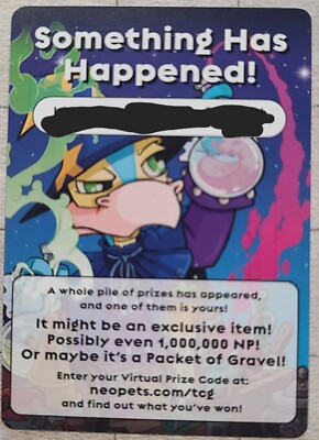 Neopets TCG - Virtual Prize Code Pack Fresh From Base Set | eBay