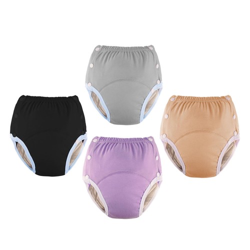 Reusable Adults Cloth Diapers Wraps Incontinence Underwear Durable leak ...