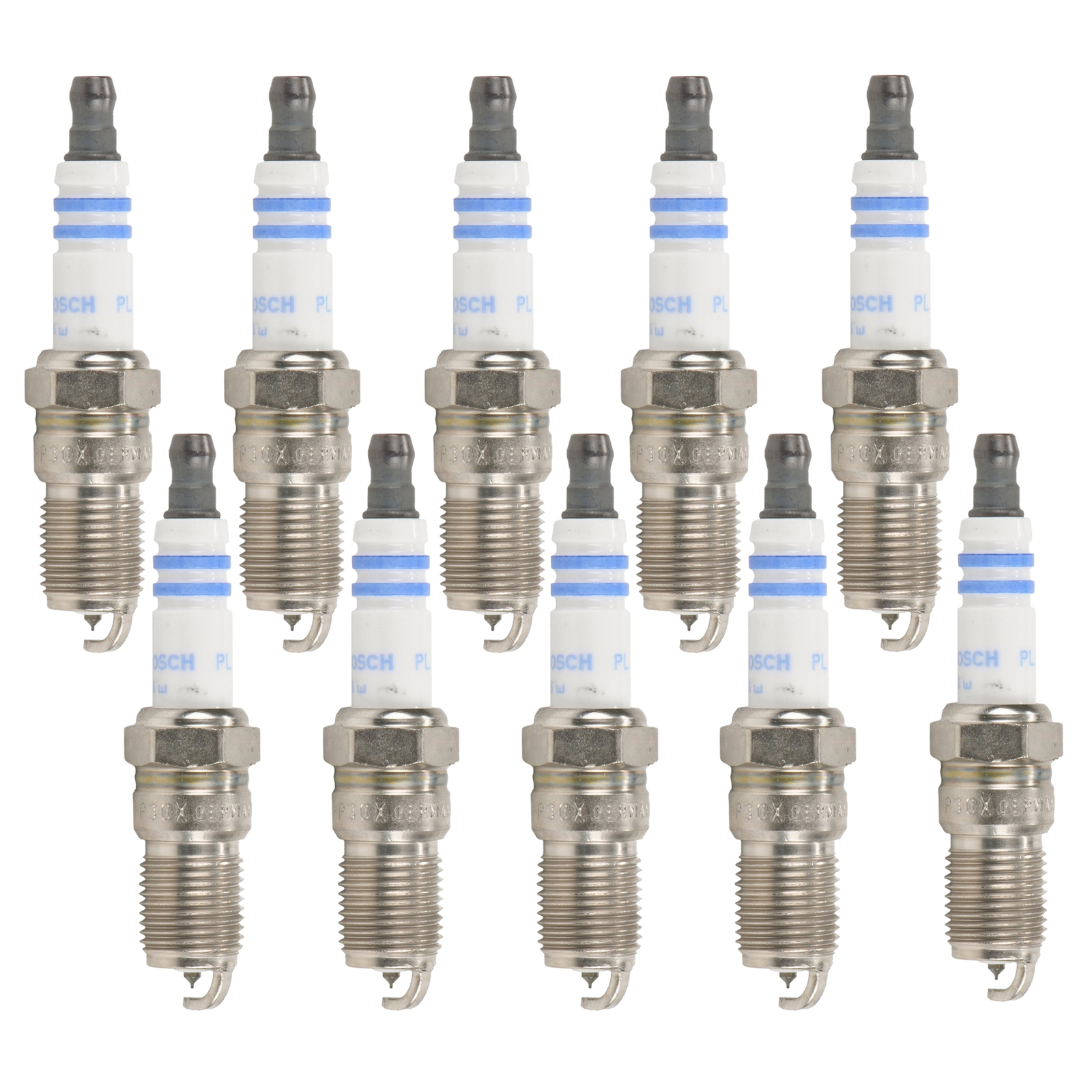 10 X Bosch OE Fine Wire Platinum Spark Plugs 0242236614 6719 For Ram ...