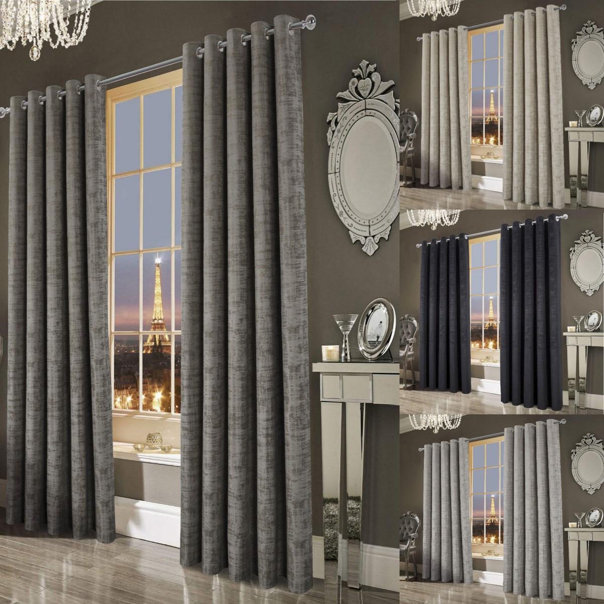 Ring Curtains New Nordic Style Light Luxury Window Screens, Finished