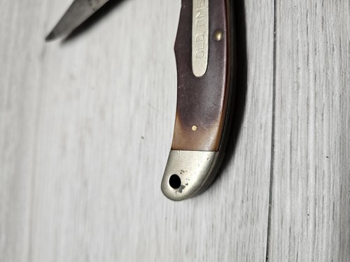 Old Timer Schrade 1250T USA Single Blade Folding Pocket Knife (Broken ...