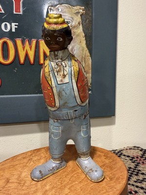 Vintage Tin Toy Marx Hey Hey The Chicken Snatcher Black Memorabilia ...