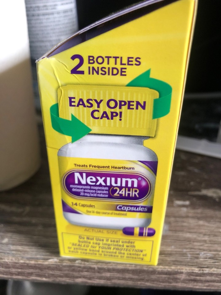 Nexium 24HR delayed-release capsules 20 mg/acid reducer 28 capsules | eBay