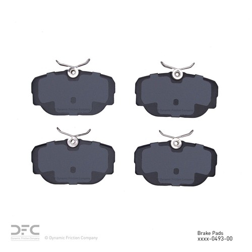 Dynamic Friction 1552-0493-00 DFC 5000 Advanced Brake Pads - Low ...