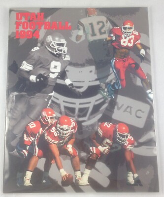 CFB 1994 Utah Utes Football Media Guide - Mike McCoy | eBay