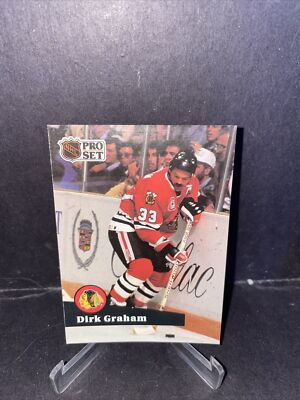 1991-92 Pro Set Chicago Blackhawks Hockey Card #51 Dirk Graham | eBay