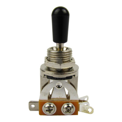 Black Tip 3 Way Switch Pickup Electric Guitar Selector Toggle Les Paul ...