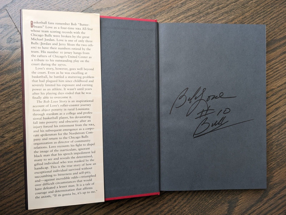 "Butterbean" Bob Love Signed Book | eBay