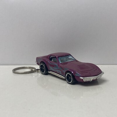 RARE KEY CHAIN PURPLE CHEVY CORVETTE C3 CUSTOM LIMITED EDITION 1968 ...
