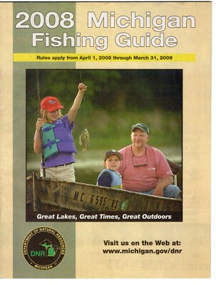 2008 MICHIGAN DNR FISHING GUIDE DIGEST RULES HUNTER LICENSE - MI-DEER ...