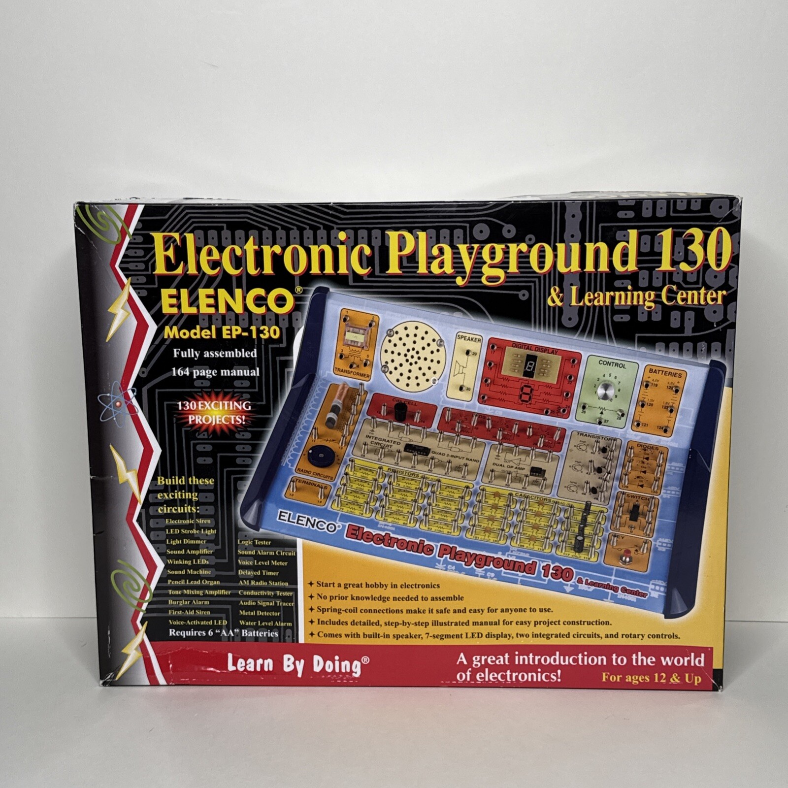 Elenco EP-130 130 in 1 Electronic Playground and Learning Center for ...