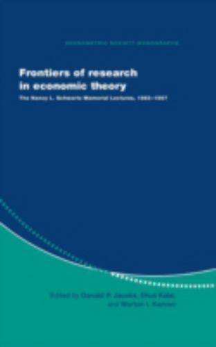 Econometric Society Monographs: Frontiers of Research in Economic ...