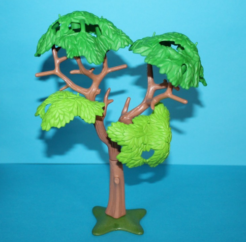 Playmobil Tall Tree with Tan Light Brown Tree Trunk | eBay